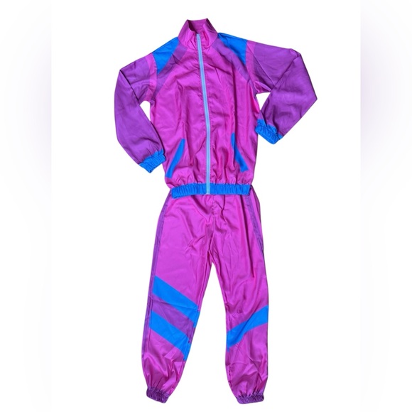 unbranded | Pants & Jumpsuits | 8s Neon Tracksuit Windbreaker Costume ...